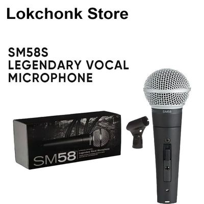 Metal SM58 cardioid Dynamic Microphone For Stage Singing Pro