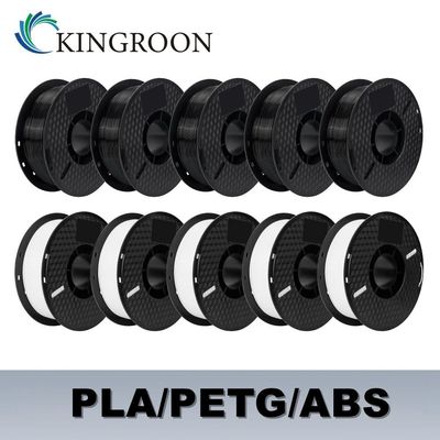 KINGROON 10KG PLA/ ABS/ PETG Filament 1.75mm Black White Gra