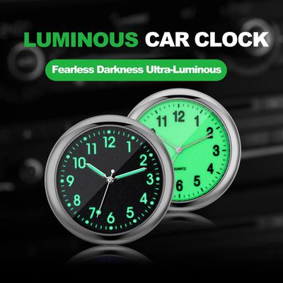Car Clock Luminous Automobiles Internal Stick-On Mini Digita