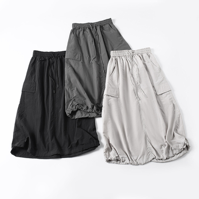 日系春夏女宽松工装半身裙