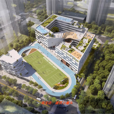 【筑博+联合公设】深圳市龙华创新实验学校设计方案17页 2022.02