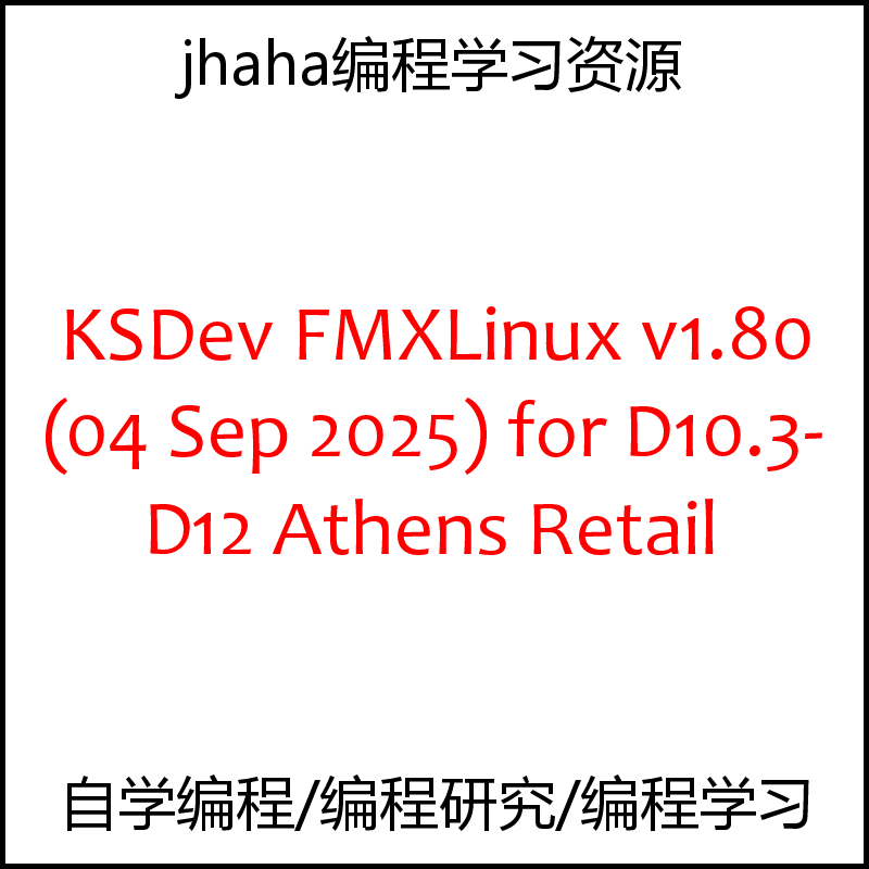 KSDev FMXLinux v1.78 for D10.3-D12 Athens Retail