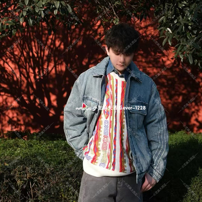 adidas三叶草运动宽松棉服