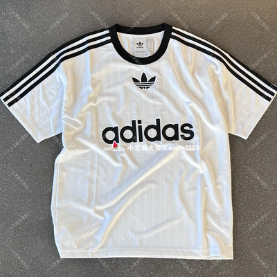 adidas三叶草运动宽松短袖球衣
