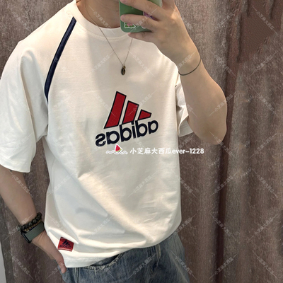 adidas三叶草运动休闲短袖T恤