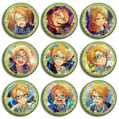 偶像梦幻祭游木真Trickstar周边徽章吧唧动漫游戏金属胸章现货