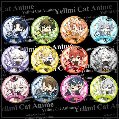 idolish7徽章 和泉三月/九条天七濑陆动漫周边吧唧旋转木马胸章/D