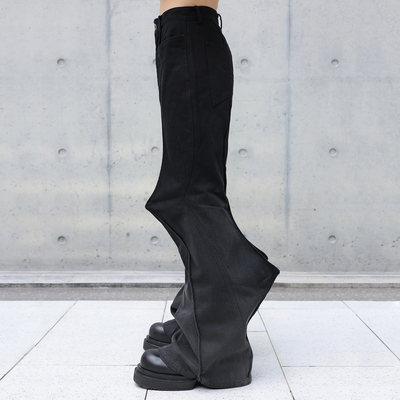 长裤喇叭裤渐变opium视觉系裤子