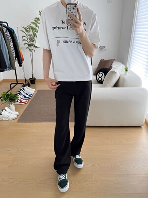 TSAOOJ 23SS【今天穿什么】趣味印花T恤Cleanfit重磅320g纯棉短袖