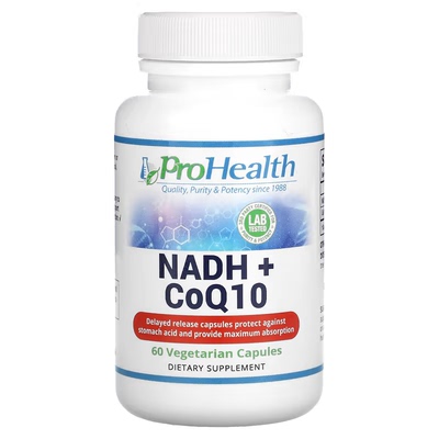 美国品牌ProHealth Longevity 辅酶Q10/NADH 60粒