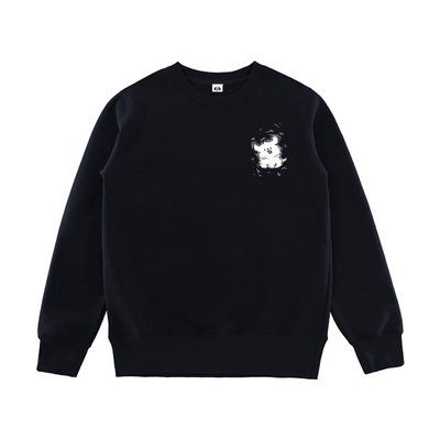 BGPUSK联名小狗圆领卫衣2025新款秋冬季宽松美式长袖男女上衣班服