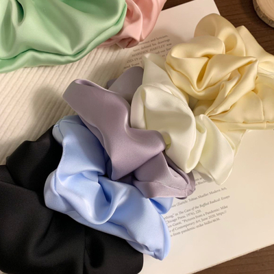 Sweet Whispers韩国高级感纯色醋酸发圈大肠发圈