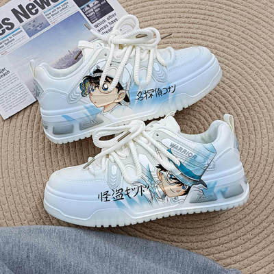 回力正品2025新款柯南基德情侣板鞋春秋季透气限量款鸳鸯运动鞋男