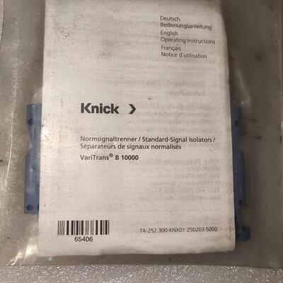 议价VariTrans B 10000 F0 信号隔离器 Knick工业工控配件维修
