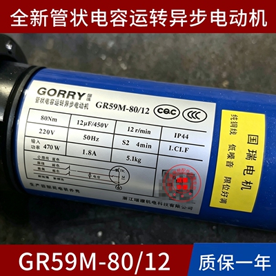 国瑞GR59M-80/12 15 20 28 120/100 45M-50/12 59L-140/08 电动机