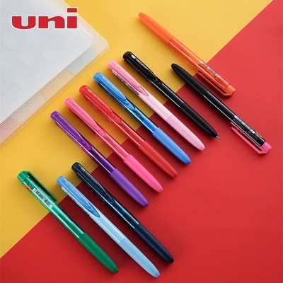 日本uni三菱按动中性笔uni