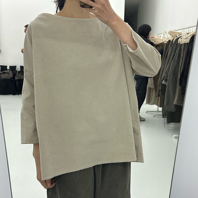 inLESS丨Album di Famiglia BOATNECK T-SHIRT V 圆领T恤
