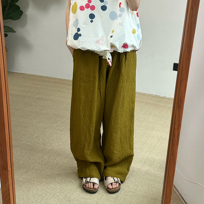 inLESS丨Apuntob P2002/TS963 亚麻长裤女休闲裤
