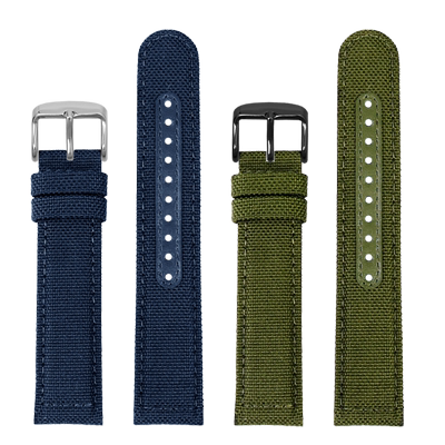 适配北斗手表猎时系列TA304 TA314运动户外尼龙帆布手表带配件22m