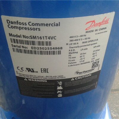 SM124A4ALB SM147A4sALB SM161T4VC SM185S4CC原装丹佛斯压缩机