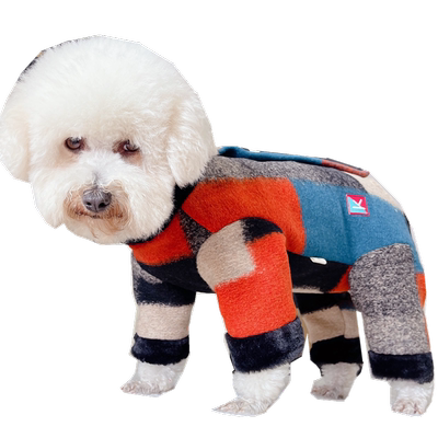 安班宠物泰迪比熊加厚包肚棉衣