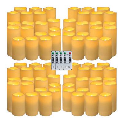 The remote-controlled waterproof electronic candlelights and