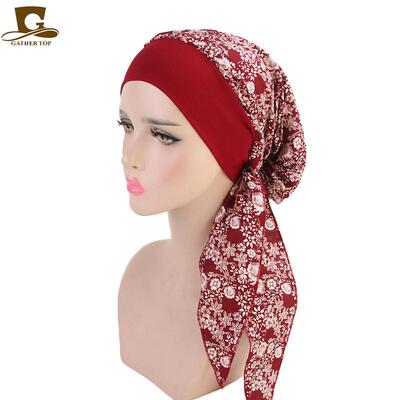 Maam slammed a headscarf hat, cornfield cotton-tempered hat