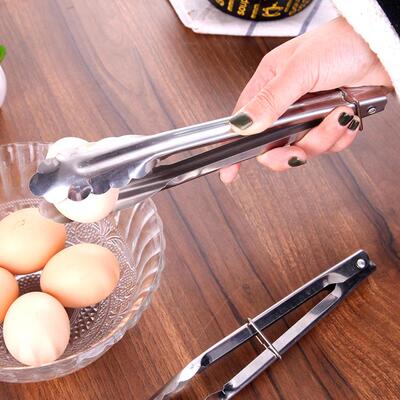 Stainless Steel Food Tongs Kitchen Food Bread Tongs Steak Sp
