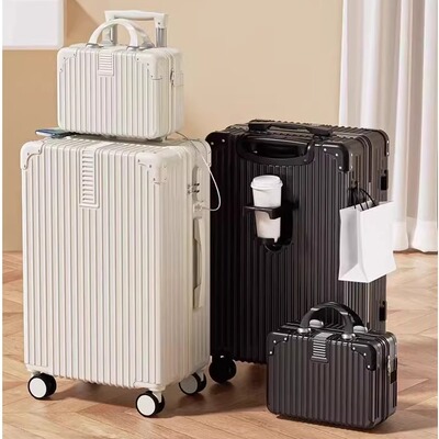 外交官行李箱女小型20寸万向轮拉杆箱结实耐用学生旅行密码箱男款