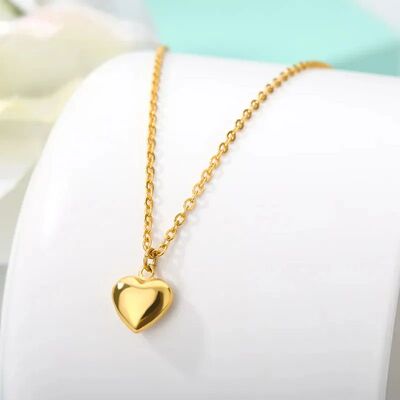 Fashion Necklaces 2022 Woman Stainless Steel Love Heart
