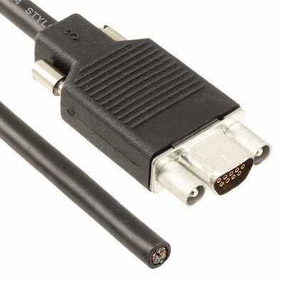CCA-009-I18R152 【CABLE MICRO-D 9POS SNGL END 18
