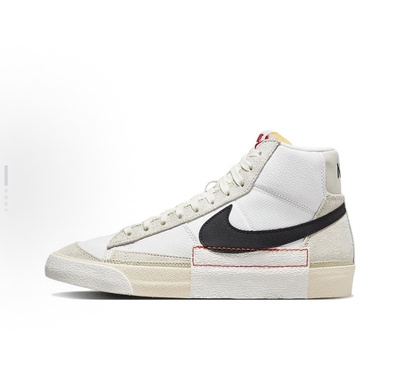 Nike Blazer Remastered 休闲 中帮 板鞋 男款 黑白DQ7673-100