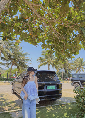 LISEYEN2025年新夏女设计师原创四季百搭宽松水洗浅色蓝牛仔裤