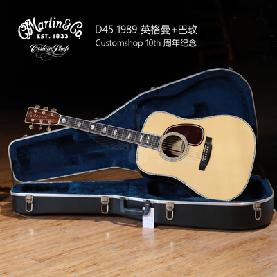 飞琴行寄售：马丁Martin 1989 D45 CS 英格曼+巴玫 CS10周年纪念