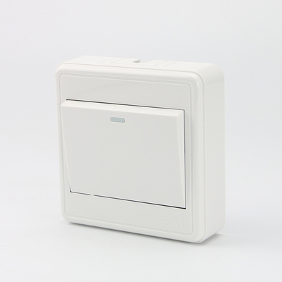 正品超薄新型明装双掷过桥开关