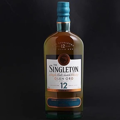 苏格登格兰欧德12年单一麦芽威士忌英国原装进口SINGLETON