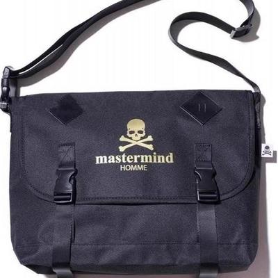 包邮新款热卖人气款*MASTERMIND homme邮差包骷髅斜挎包单肩包