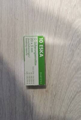 德国原装ESKA保险丝20*5mm  1A   2A   2.5A 3.15A  4A 