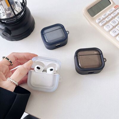 透色简约AirPodspro2代苹果三代防摔3代软壳耳机壳蓝牙AirPods4保护套