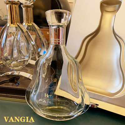 原装回收酒瓶轩尼诗杯莫停空瓶百乐廷玻璃收藏装饰酒柜摆件插花瓶