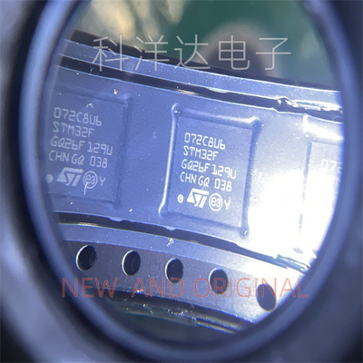 STM32F072C8U6    STM32F072C8U6TR      QFN48    微控制器芯片