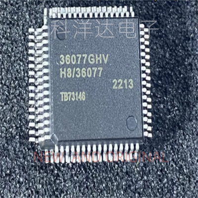 HD64F36077GHV  丝印36077GHV    16位嵌入式 - 微控制器 QFP64