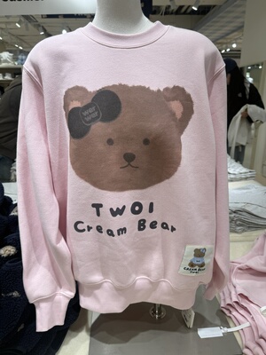 Twoi国内北京正品代购棕熊头圆领卫衣不支持退换