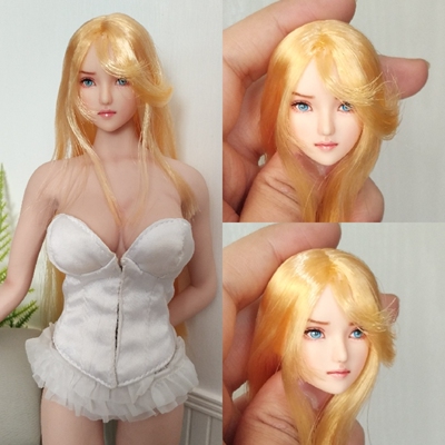 冰雪女王phicenobitsu头雕女兵人