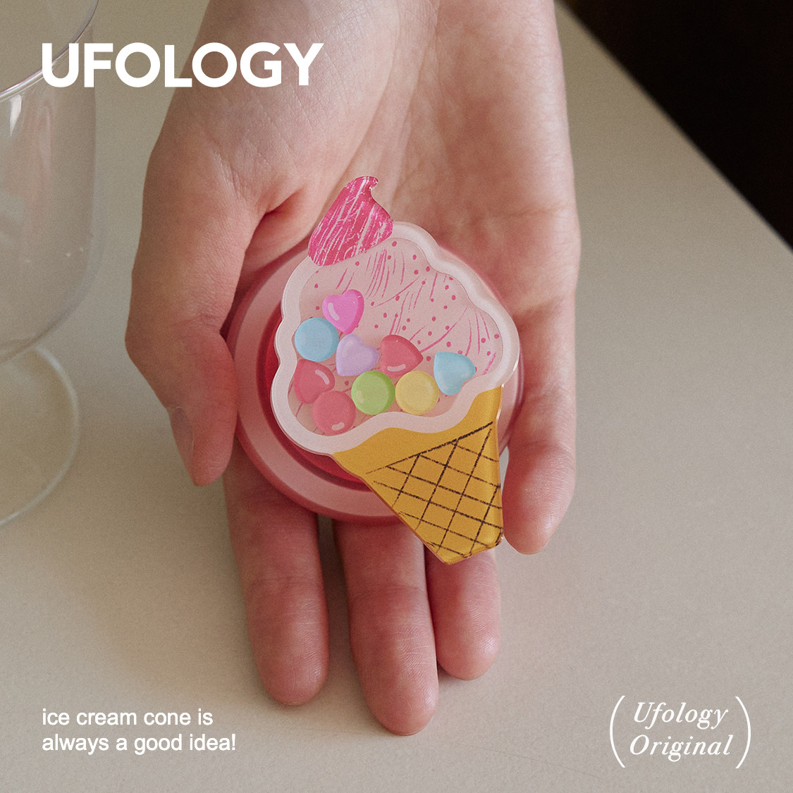 Ufology原创手机磁吸支架支持magsafe桌面便携苹果个性创意懒人