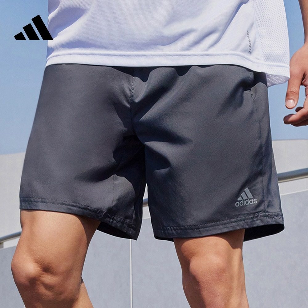 adidas阿迪达斯官方男装速干舒适跑步运动短裤H36472_虎窝淘