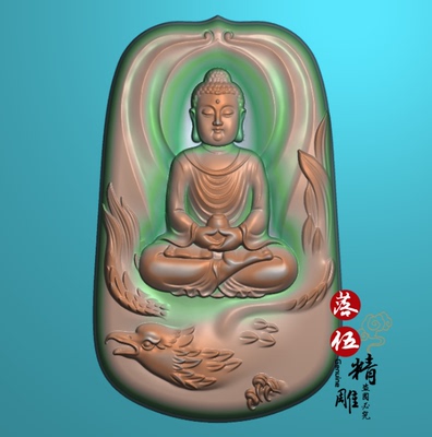坐老鹰正坐佛00323生肖猪捧福字纳福猪挂件木雕精雕图浮雕玉雕灰