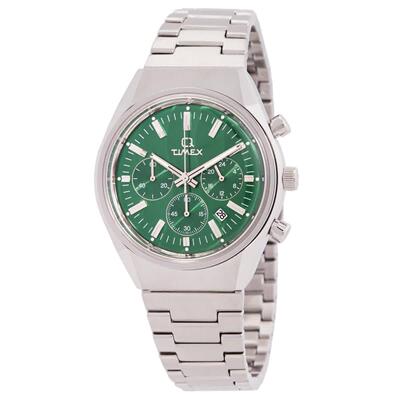 天美时Timex TW2W33600男手表Q Falcon Eye计时表石英绿色