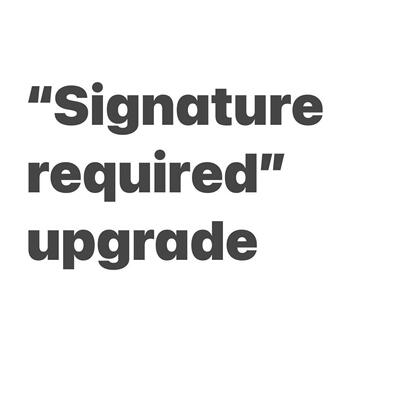 usps priority REQUIRED UPGRADE OPTION