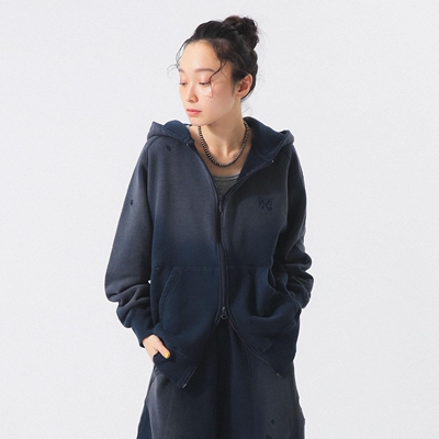 东京胖黄瓜 BEAMS JAPAN NEEDLES  拉链连帽卫衣 0450